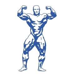 Muscle Man Royalty Free Vector Image - VectorStock