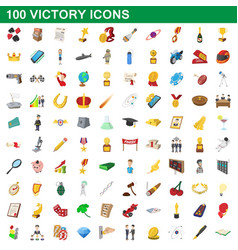 Set of 100 sticker icons Royalty Free Vector Image