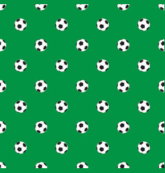 Soccer ball seamless football background pattern Vector Image