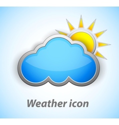 Weather widget Royalty Free Vector Image - VectorStock