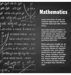 Mathematics background with formulas Royalty Free Vector