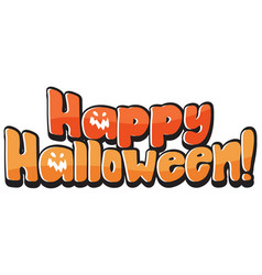Happy halloween sign blood Royalty Free Vector Image
