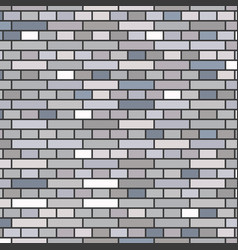 Grey brick wall texture seamless background Vector Image