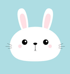 Background with cute rabbit Royalty Free Vector Image