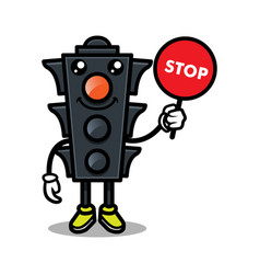 Traffic light icon signal stoplight Royalty Free Vector