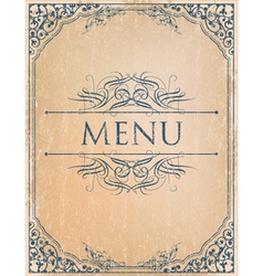 Vintage restaurant menu Royalty Free Vector Image