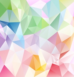 Blue green emerald polygon triangular pattern Vector Image