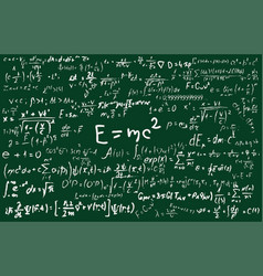 Doodle math blackboard mathematical theory Vector Image