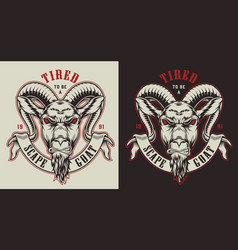 Original head tiger drawing with the opened fall Vector Image