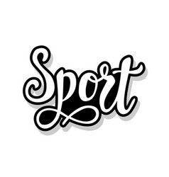 Football tournament calligraphy template text Vector Image