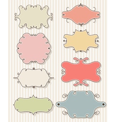 Cute frames Royalty Free Vector Image - VectorStock
