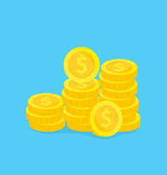 Icons coins for the game interface Royalty Free Vector Image