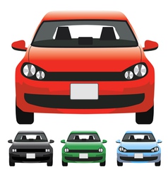 Passenger car icon front view Royalty Free Vector Image