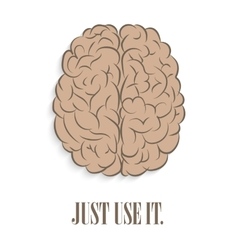 Brain 3d icon Royalty Free Vector Image - VectorStock