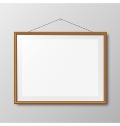 Realistic photo frame Royalty Free Vector Image