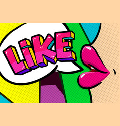 Font design for word art in colorful color Vector Image