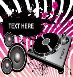 Dance dj Royalty Free Vector Image - VectorStock