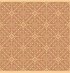 Seamless 3d brown rattan pattern art Royalty Free Vector