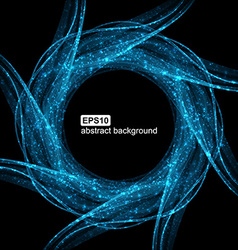 Abstract blue waves background design Royalty Free Vector