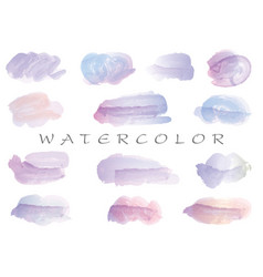 Pink paint color swatches with shade names Vector Image