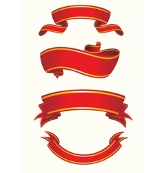 Red ribbon Royalty Free Vector Image - VectorStock