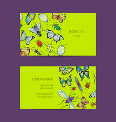 Insects and bugs Royalty Free Vector Image - VectorStock