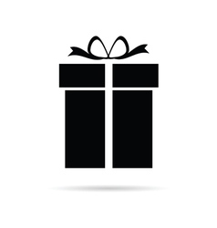 Marketing gift box icon outline style Royalty Free Vector