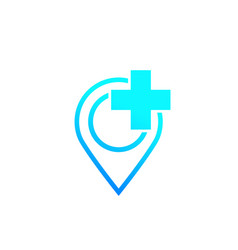 Medical symbol - caduceus snake with stick Vector Image