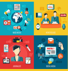 Press id card design template Royalty Free Vector Image