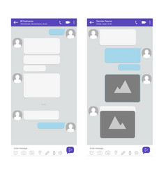 Message text box mobile phone screen Royalty Free Vector