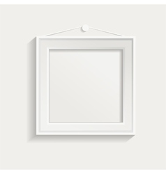 White frame Royalty Free Vector Image - VectorStock
