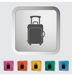 Icon set travel suitcase Royalty Free Vector Image