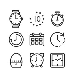 Time icon Royalty Free Vector Image - VectorStock
