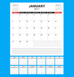 Simple 2020 year calendar Royalty Free Vector Image