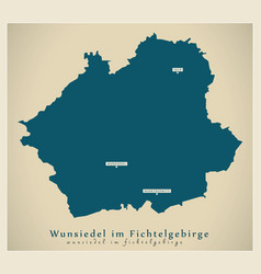 Neuburg-schrobenhausen grey county map bavaria Vector Image