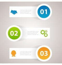Modern design minimal style infographic template Vector Image