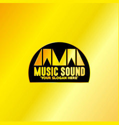 Music logo Royalty Free Vector Image - VectorStock