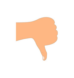 Human male arm left side Royalty Free Vector Image