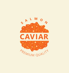 Caviar roe fish eggs icons set Royalty Free Vector Image