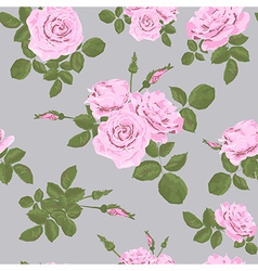 Roses spring pattern Royalty Free Vector Image
