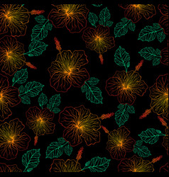 Coloring page fern leaf isolated pattern Vector Image