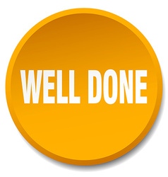 Tick mark fingers hands shows all ok well done Vector Image