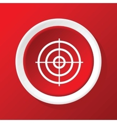 Sniper backsight or radar icon - aim symbol Vector Image
