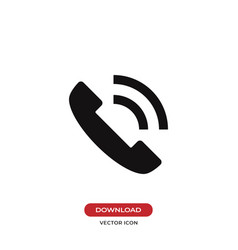 Telephone call icon Royalty Free Vector Image - VectorStock
