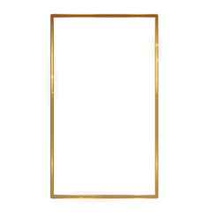 Double rectangle frame template Royalty Free Vector Image