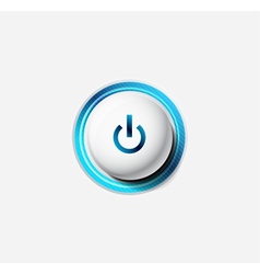 Engine start stop button car dashboard element Vector Image