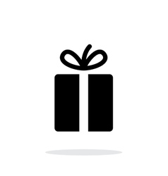 Gift boxes icons on white background Royalty Free Vector