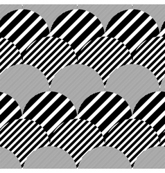 Ornate geometric petals grid abstract pattern Vector Image