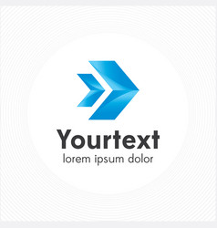 Forward logo Royalty Free Vector Image - VectorStock