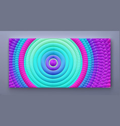 Sphere cover design template abstract geometric Vector Image